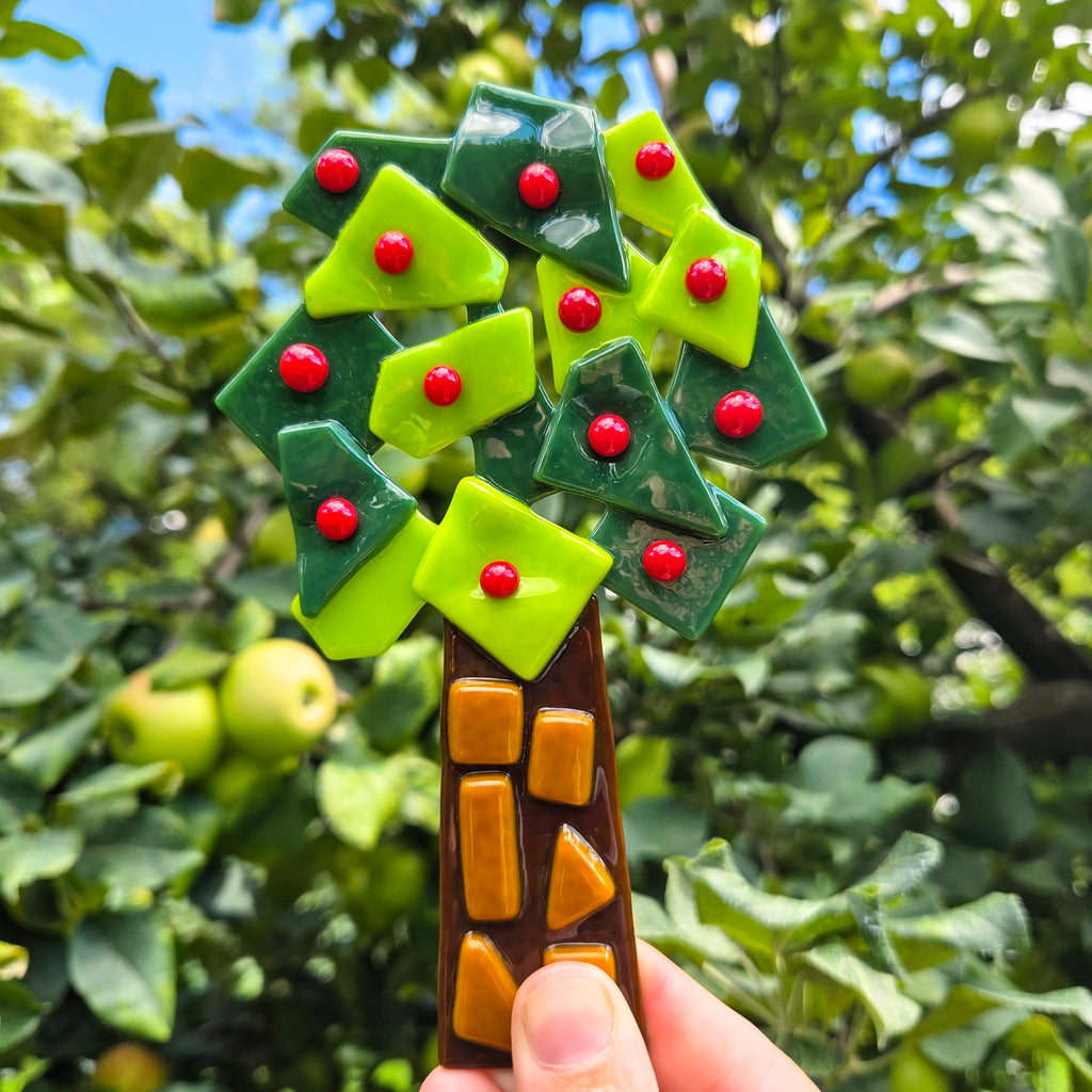 Projects in the Orchard- Fused Glass Fruit Tree – The Glass Orchard