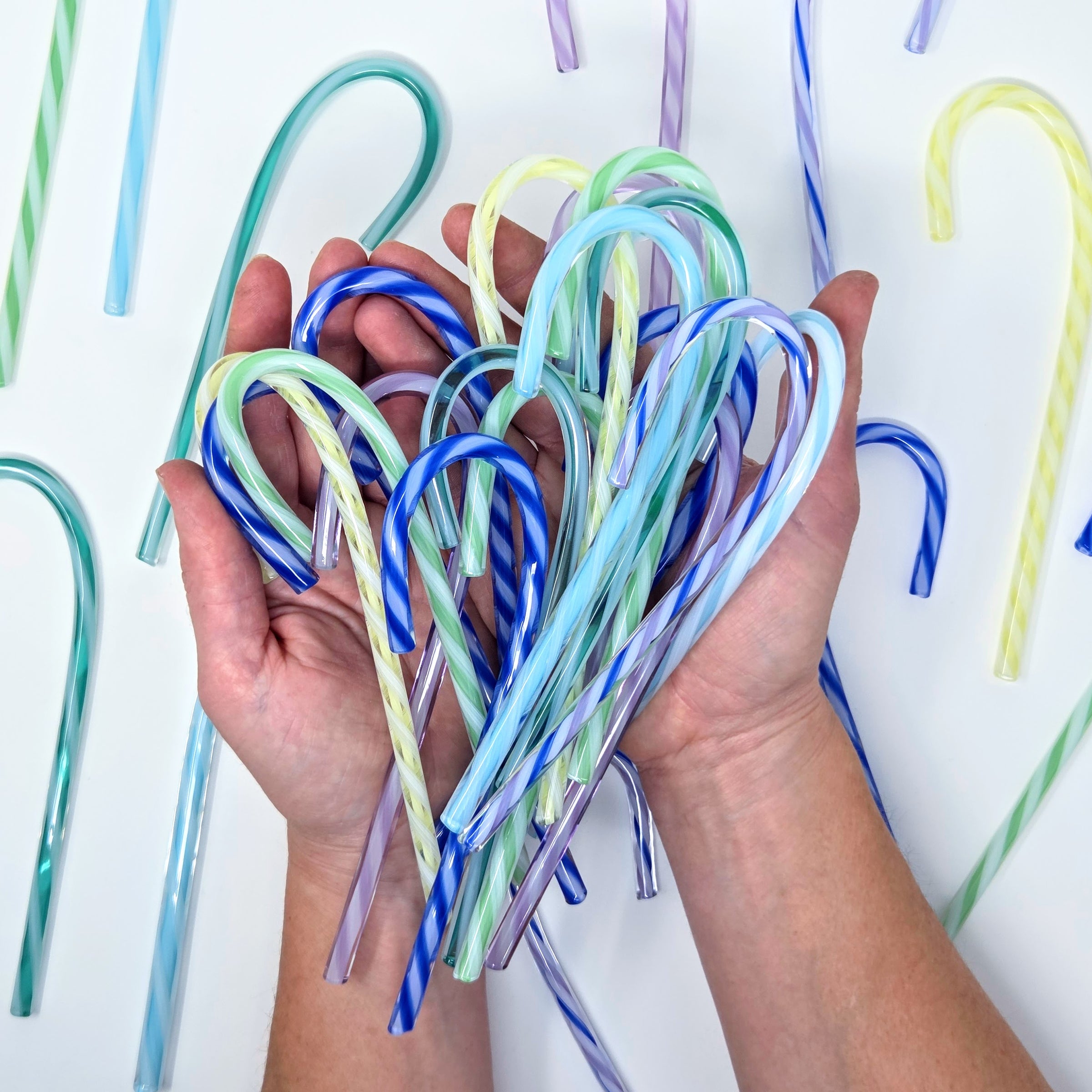 Handmade Glass Candy Canes – The Glass Orchard